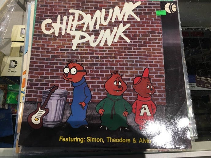Chipmunk Punk - The Chipmunks Vinyl (NA 555) (1980) | Trippers Pickers