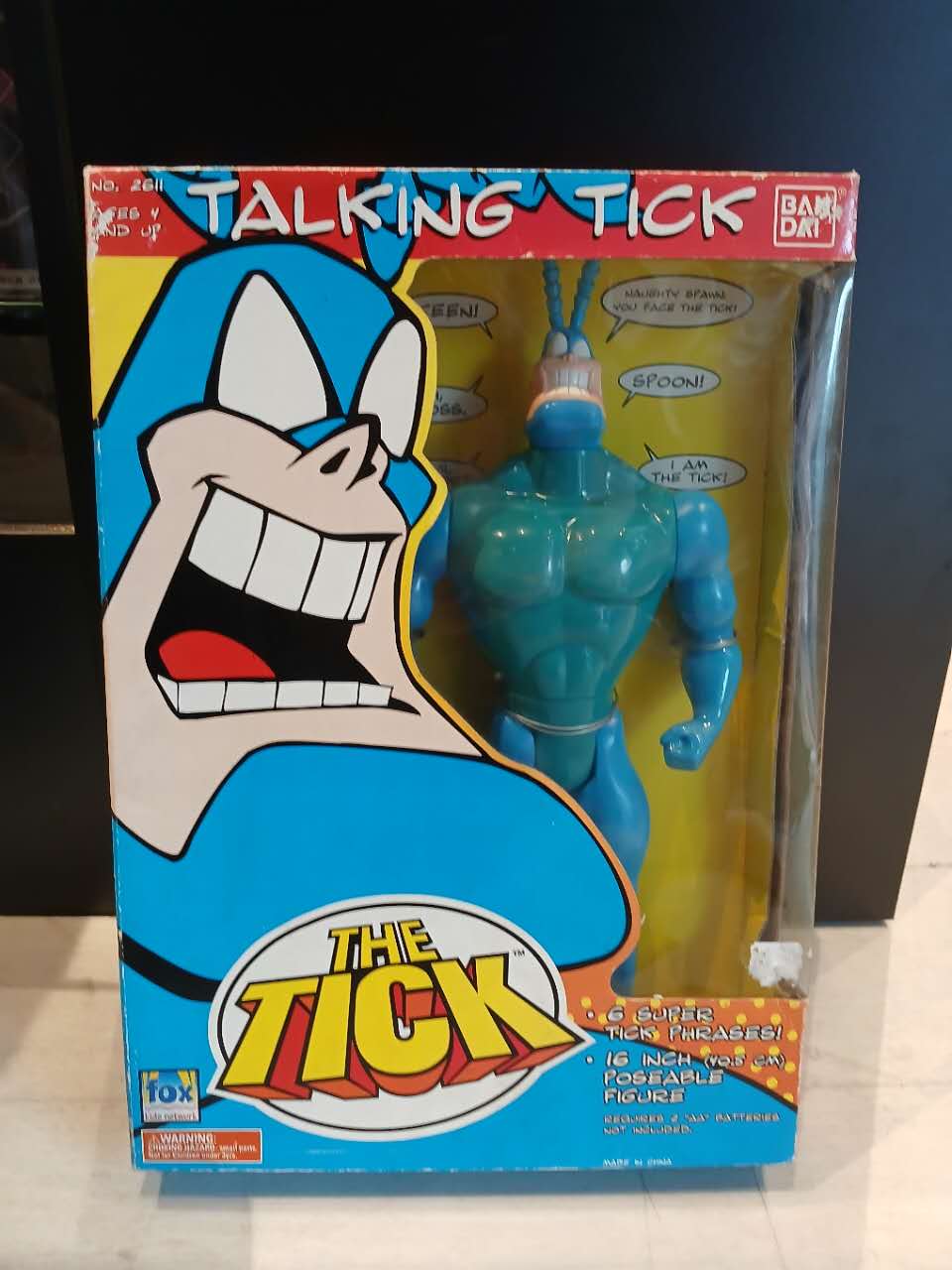 The Tick - Talking Tick from Bandai 16inch Poseable Figure 1994 ...